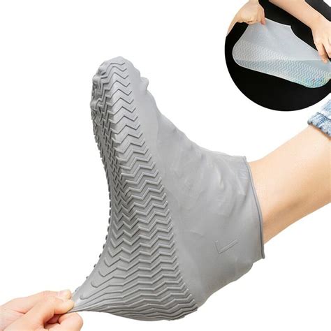 Silikon Überschuhe wasserdichte Schuh Überzieher rutschfeste Regen