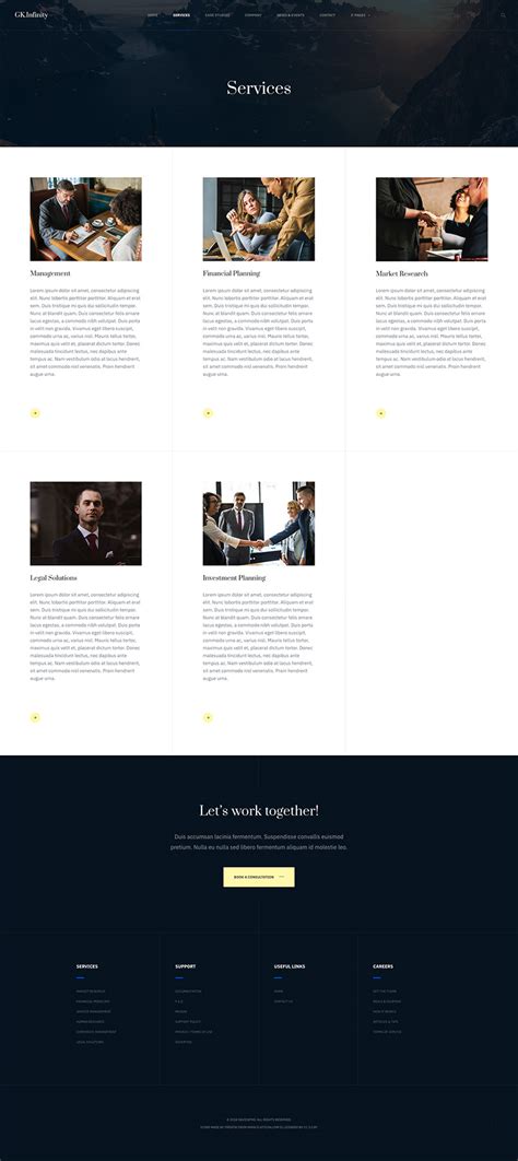 Preview Gk Infinity Business Joomla Template And Ja Sensei Education
