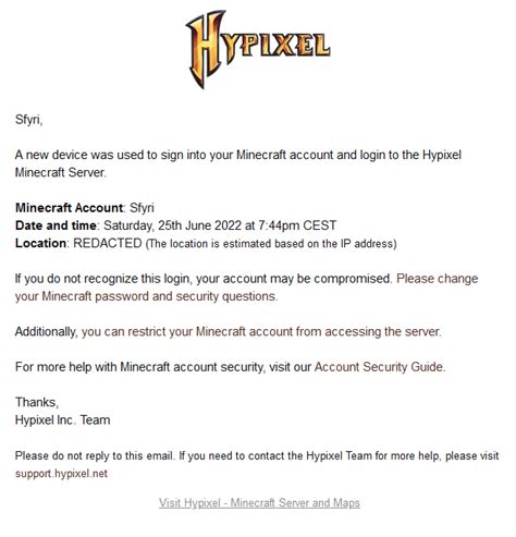 Forums Manually Disable Access To The Hypixel Server ACCOUNT SECURITY Hypixel Forums