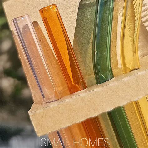 Borosilicate Glass Straw Set Warm Edition Ismail Homes