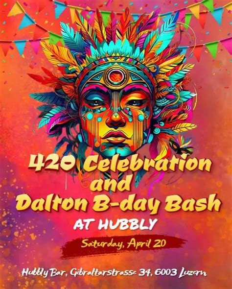 420 Day And Daltons Bday Bash At Hubbly Bar · 20042024 · Luzern