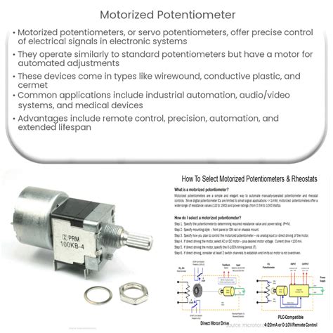 Motorized Potentiometer How It Works Application And Advantages