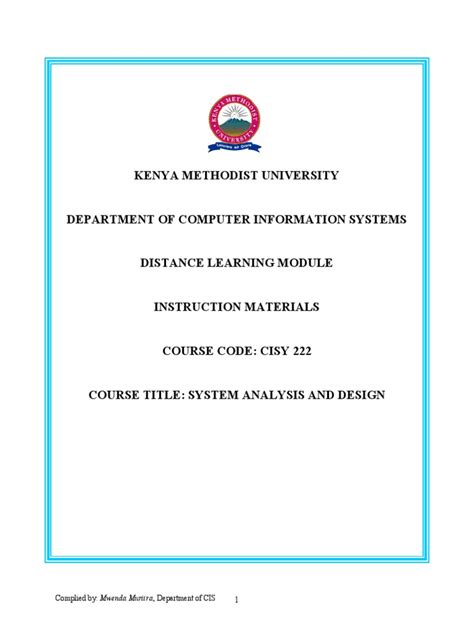 system analysis and design pdf system software development process