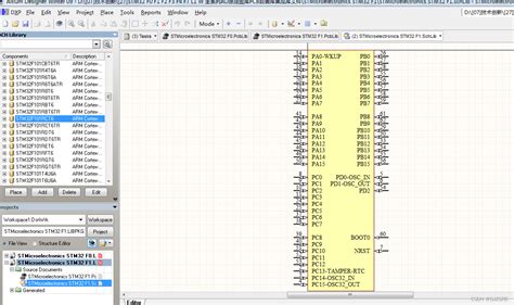 Stm32 F0 F1 F2 F3 F4 F7 L1 W 全系列ad原理图库pcb封装库（ad集成库）stm32f3 Ad库 Csdn博客