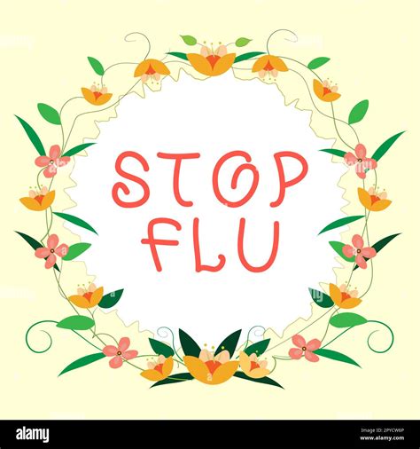 Conceptual Caption Stop Flu Business Approach Treat The Contagious