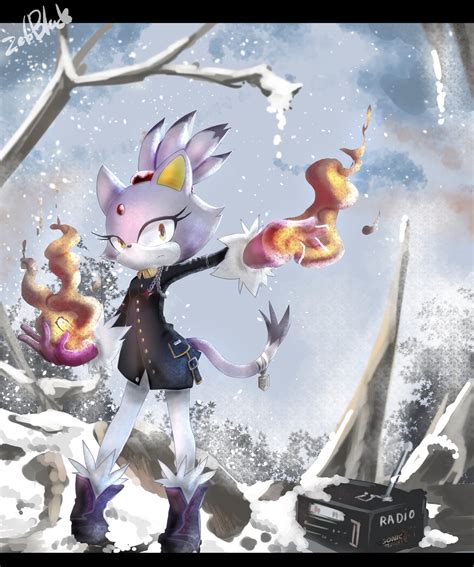 Blaze The Cat Кошка Блейз Sth Art Sth Персонажи Sonic соник