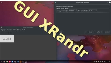 gui para xrandr no seu gnu linux