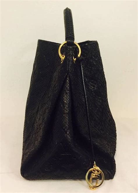 Louis Vuitton Black Python Bag Paul Smith