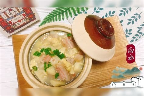 雨水来份据说老上海吃它时都要捂眉毛的腌笃鲜 时令菜 雨水 眉毛 雨水 上海