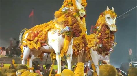 शाकंभरी पौर्णिमा श्री खंडोबा छबिना यात्रा नळदृग श्री खंडोबा बानुबाई