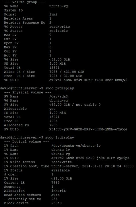 Linux Extending Lvm On Virtualized Ubuntu Server Server Fault