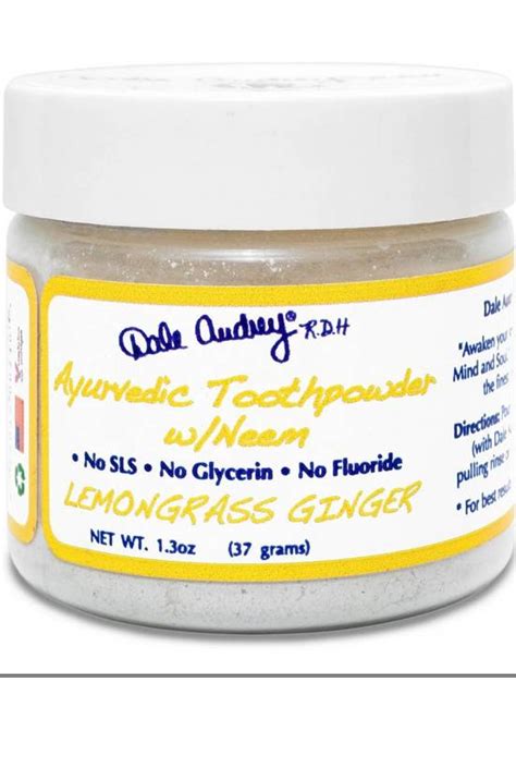 Ayurvedic Toothpaste Ginger Lemongrass 325 Ounce By Dale Audrey Available At Vitanet® Llc