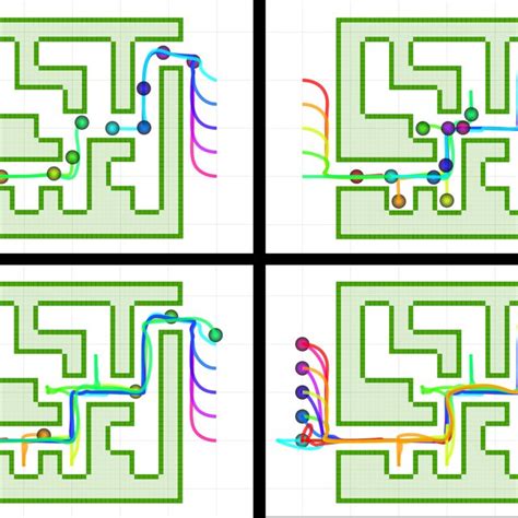 Experiment With 10 Quadrotors In A Dense Maze Download Scientific
