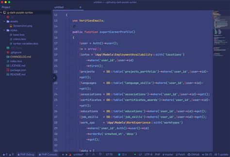 Github Stonec0deratom G Dark Purple Ui Ui Part Of Github
