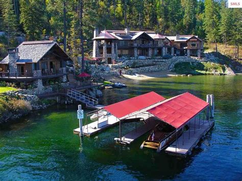 Fully Furnished M Lakefront Mansion Is Idaho S Most Expensive Home