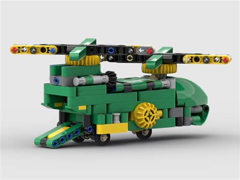 Lego Moc Tandem Rotor Helicopter By Raptor9889 Rebrickable Build