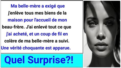 Ma Belle Mère Ma Dit De Retirer Toutes Mes Affaires Pour Le Retour De