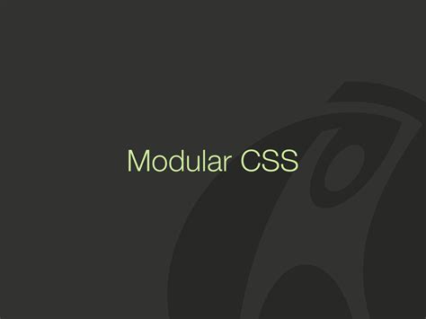 Modular Css Speaker Deck