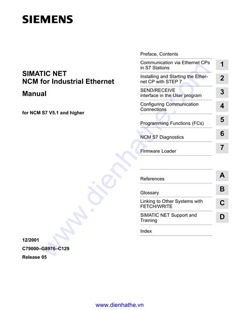 Siemens S7 300 400 Simatic Net Ncm For Industrial Ethernet Pdf