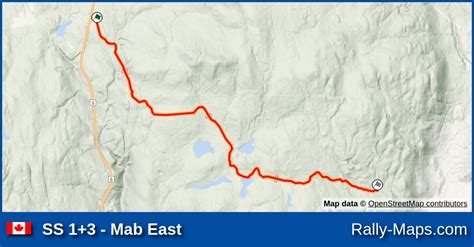 Ss 13 Mab East Stage Map Pacific Forest Rally 2024 Crc 🌍 Rally