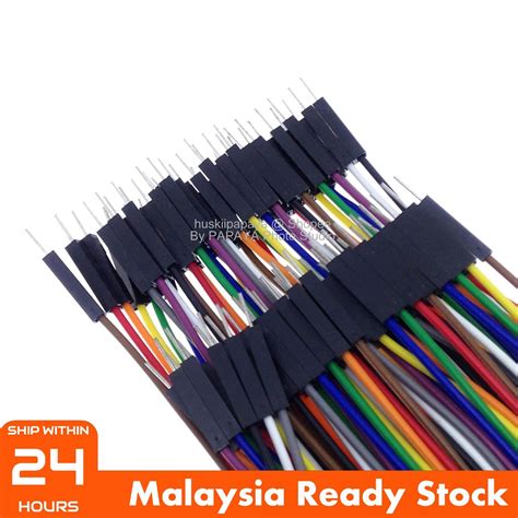 Var Dupont Jumper Wire Male To Male 10 20 30 Cm Arduino Breadboard