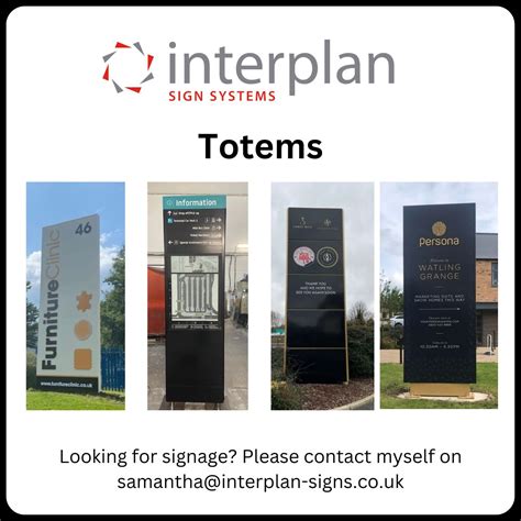 Interplan Sign Systems Ltd On Linkedin Totem Signage We Manufacture And Install A Wide Variety