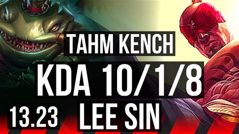 Tahm Kench Vs Lee Sin Top 1018 14m Mastery 600 Games Na