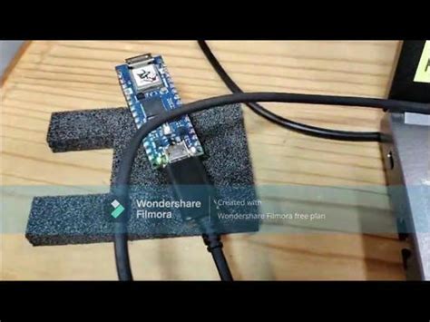 arduino nano 33 iot led blinking python script