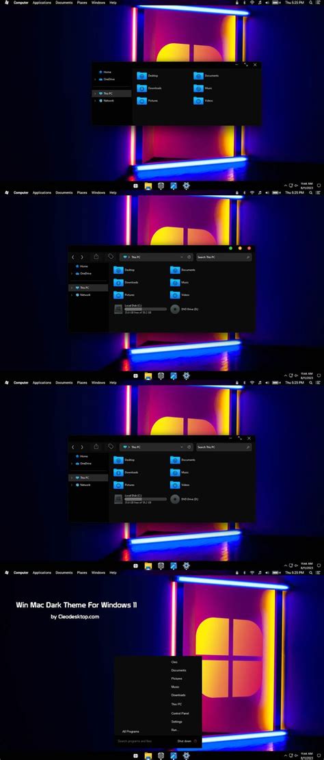 win mac dark theme for windows 11 cleodesktop windows installation