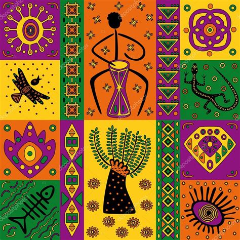 Motif africain Африканские узоры Африканские картины Этнические узоры