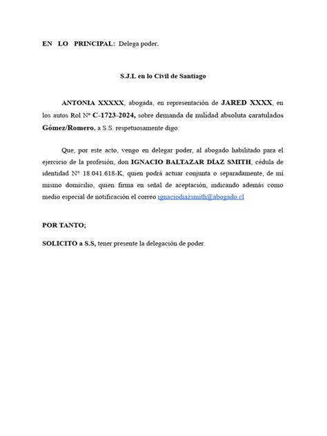 Delega Poder Antonia Escobar Pdf Delega Poder Antonia Escobar Pdf