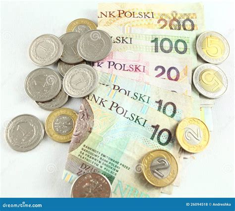 Polski pieniądze zdjęcie stock Obraz złożonej z rachunek 26094518