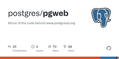 Github Postgrespgweb