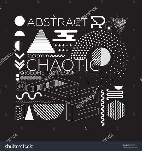 Stock Vector Abstract Geometric Composition Simple Shapes Style Abstract Art Suprematism