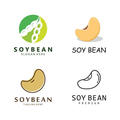 Soybean Logo Template With Modern Concept 25947012 Vector Art At Vecteezy