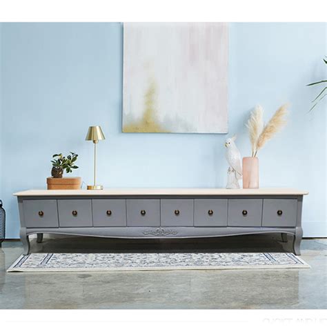 퍼니트랜드 스크래치진열상품 ★착불30000 엔틱가구 리퍼가구 빈티지 그레이 티비거실장 Tv다이