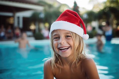 Premium Ai Image Celebrating Christmas And New Year In Hot Countries
