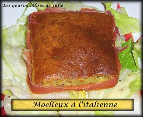 Moelleux au pesto tomates séchées et jambon cru Recette italienne