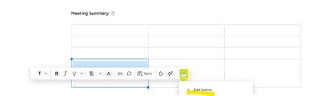 How Can I Add Additional Rows To A Mondaydoc Table Platform Discussions Monday Community Forum