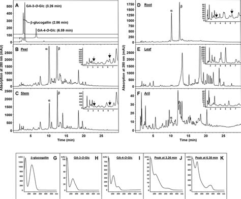 Phenolic Metabolites From Different Pomegranate Tissues A
