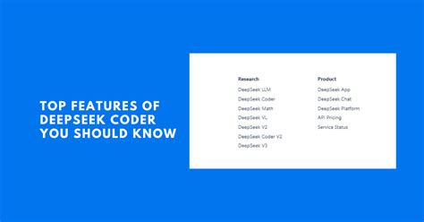 Top Features Of Deepseek Coder You Should Know
