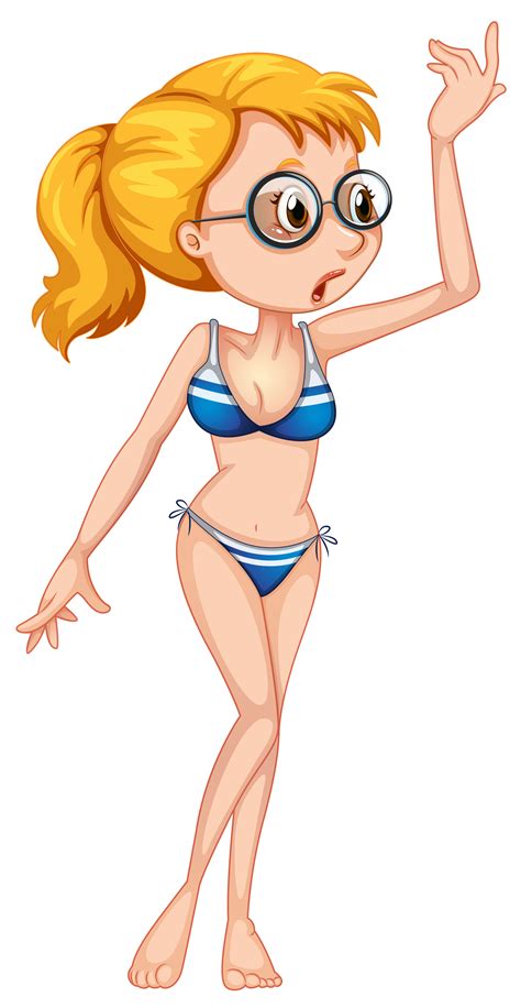 Bikini Woman Cartoon At Connie Corning Blog