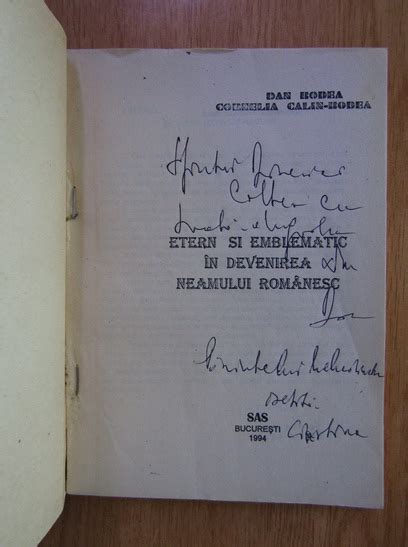 Dan Bodea Cornelia Calin Bodea Etern Si Emblematic In Devenirea