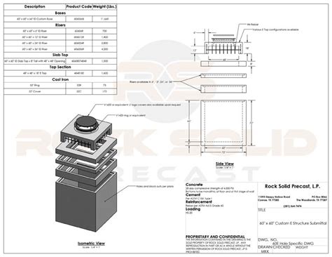 Rock Solid Precast L P Quality Precast Products Type E Inlet