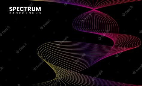 Premium Vector Abstract Rhythmic Sound Wave Spectrum Background Abstract Wavy Background