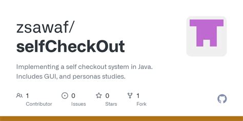 Github Zsawafselfcheckout Implementing A Self Checkout System In
