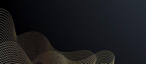 Abstrait De Luxe Noir Et Or Avec Des Résumés Vecteur Gratuite