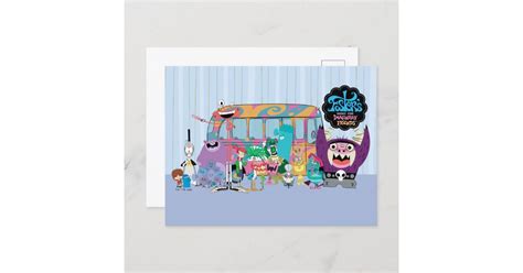 Fosters Home For Imaginary Friends School Bus Postcard Zazzle