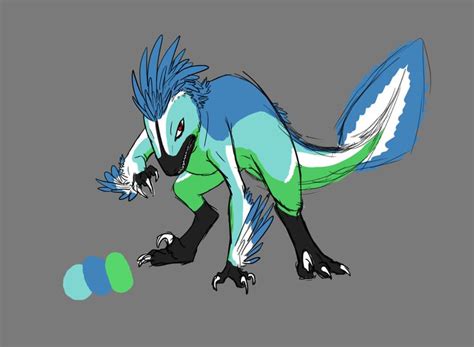 Pin By Wolf Fang Kz On Fossil Fighter Character Art Dinosaur Art
