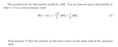 A Particle Of Mass M Lives In A Three Dimensional Chegg